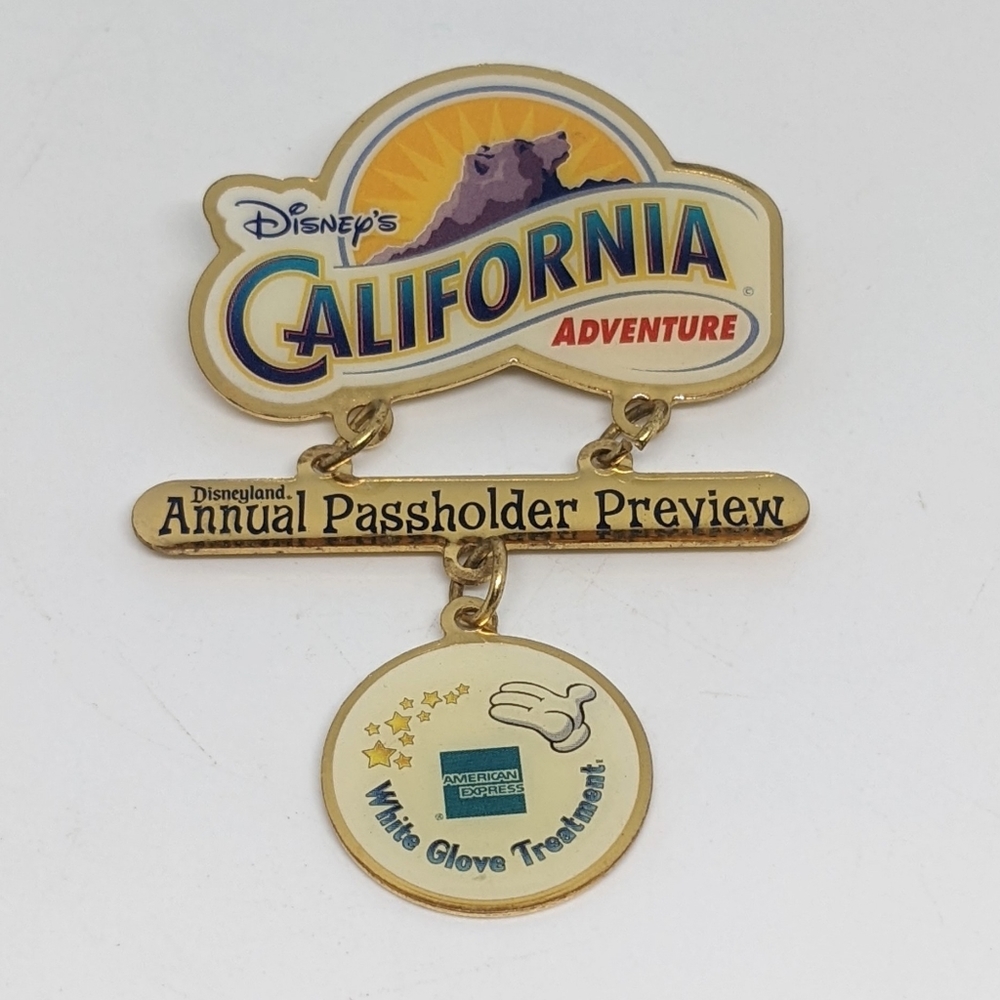 Vintage California Adventure Pass Holder Amex Enamel … - Gem